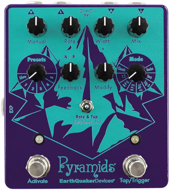 EarthQuaker Devices Pyramids Stereo Flanging Device w/Power | Reverb