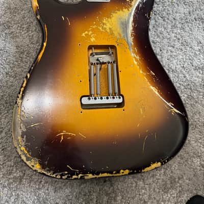 Fender Custom shop Stratocaster partscaster chocolate | Reverb