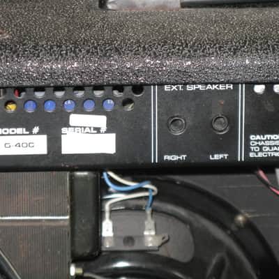 Crate G40C 1980's 2x8" Stereo 40 Watts W/Footswitch | Reverb