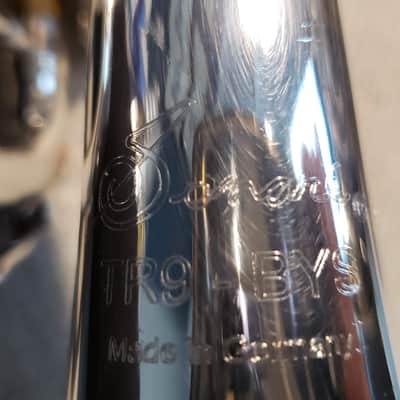 Sonare Bb Trumpet in Silver Plate TR9-BYS 2000s - Silver | Reverb