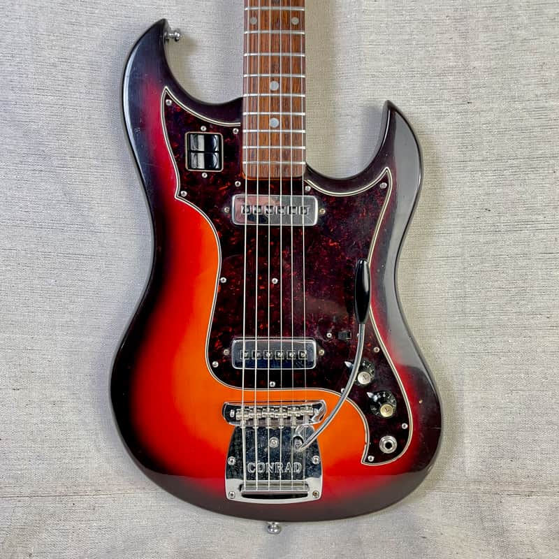 Conrad Bison 1966 Sunburst MIJ Matsumoku Univox Ibanez Japan | Reverb