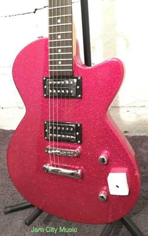 Daisy Rock Candy Electric Guitar Hot Pink Sparkle 2 | Reverb