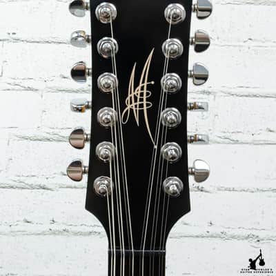 2010 Maton MS500 12 String BLack Owned by Tommy Emmanual w/ | Reverb