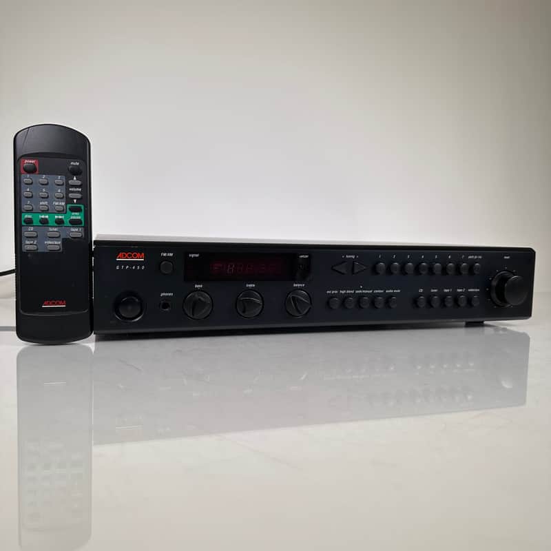 Adcom GTP-450 2 Channel Pre-Amp/Processor w/ RC-45 II Remote | Reverb