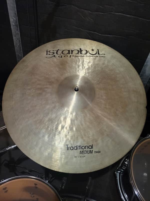 Istanbul Agop 20" Traditional Medium Crash Cymbal 1,812 grams | Reverb