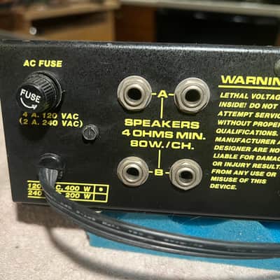 Tube Works MV-962 Mosvalve Stereo Guitar Power Amp. B.K. | Reverb