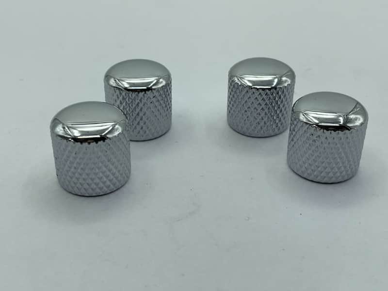 4pcs Chrome Ibanez Guitar and Bass Control Knobs Set | Reverb UK