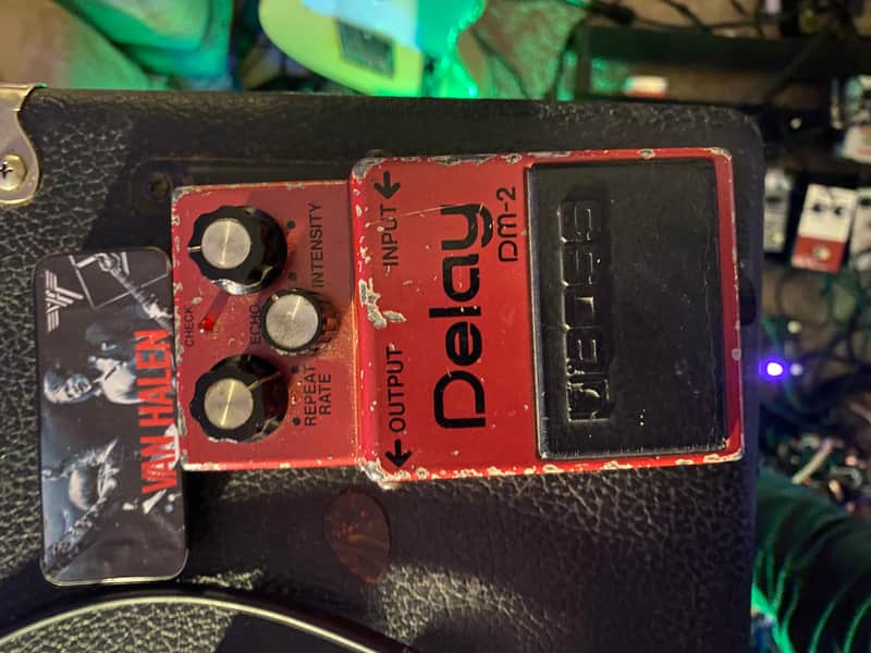 Boss Black Label DM-2 1982 with BBD MN3005 Chip- Red | Reverb