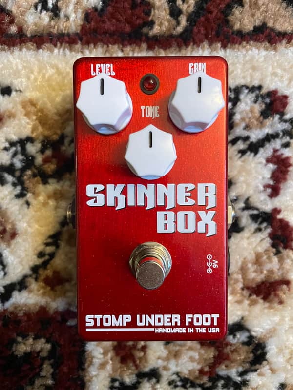 Stomp Under Foot Skinner Box - Red | Reverb