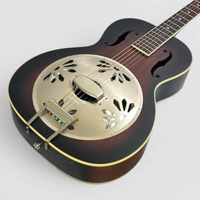 Gretsch G9241 Alligator Biscuit Round-Neck Resonator Acoustic | Reverb