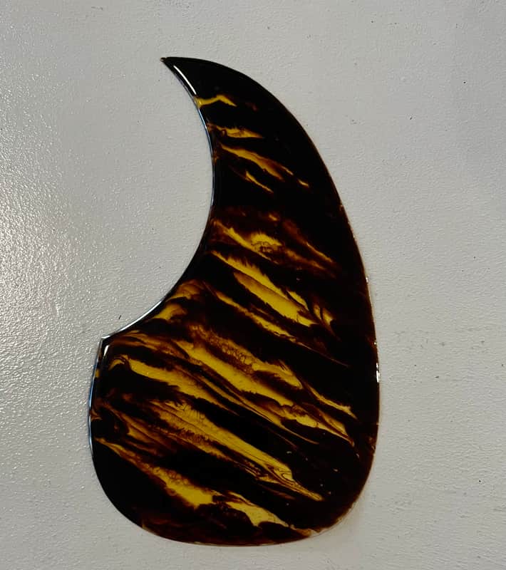 Heirloom Pickguards Vintage Striped Tortoise Resin Pickguard | Reverb