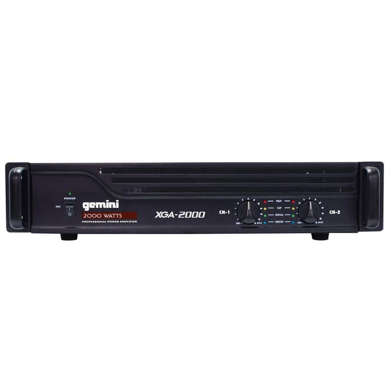 Gemini XGA-2000 2000 Watt RMS Professional DJ PA Power | Reverb