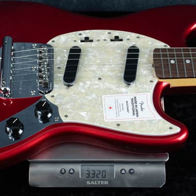 Fender Made in Japan Traditional 70s Mustang Candy Apple Red | Reverb