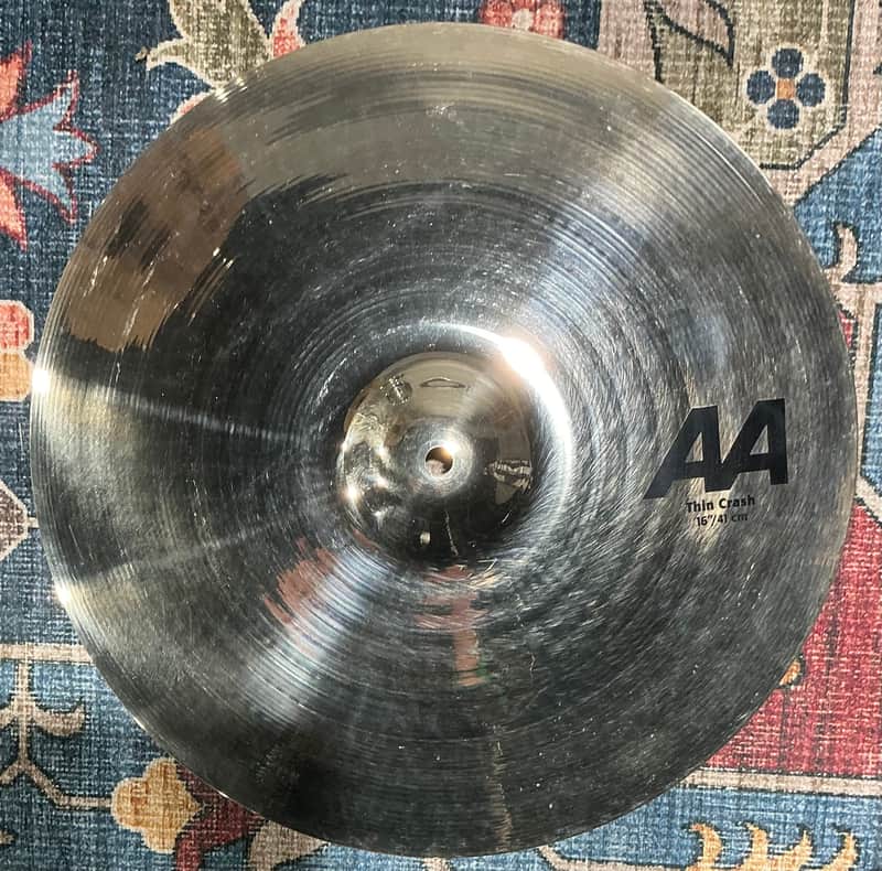 SABIAN 16" AA Thin Crash, Brilliant *OPEN BOX* | Reverb