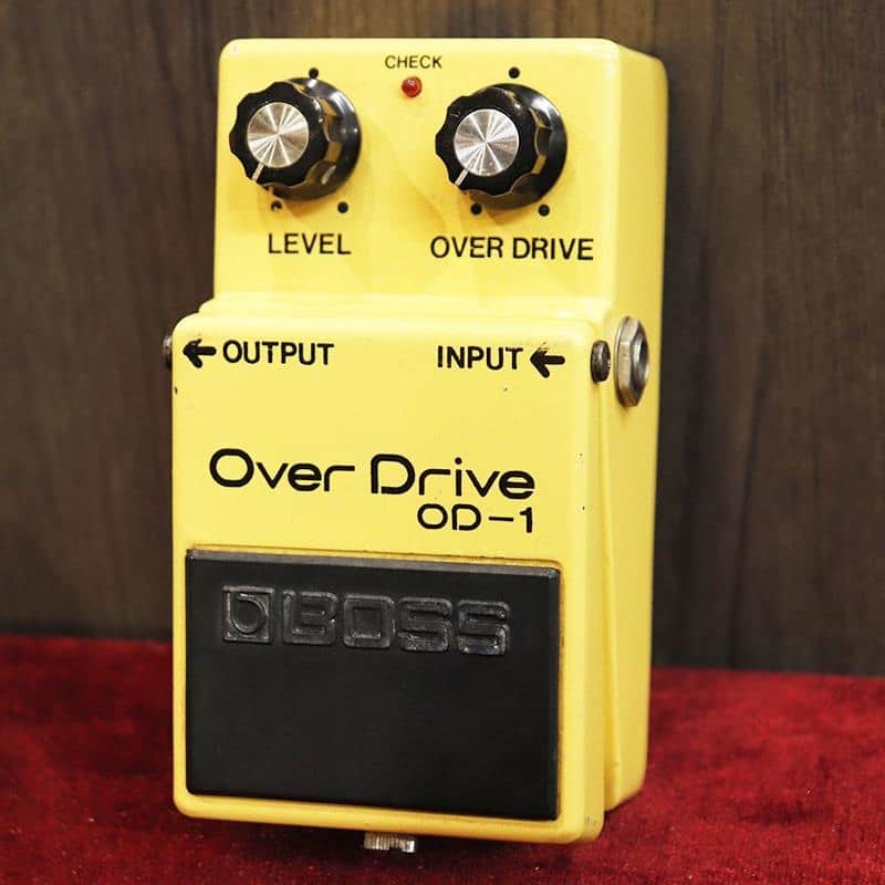 BOSS VINTAGE OD-1 Over Drive Long Dash Silver Screw '79 | Reverb