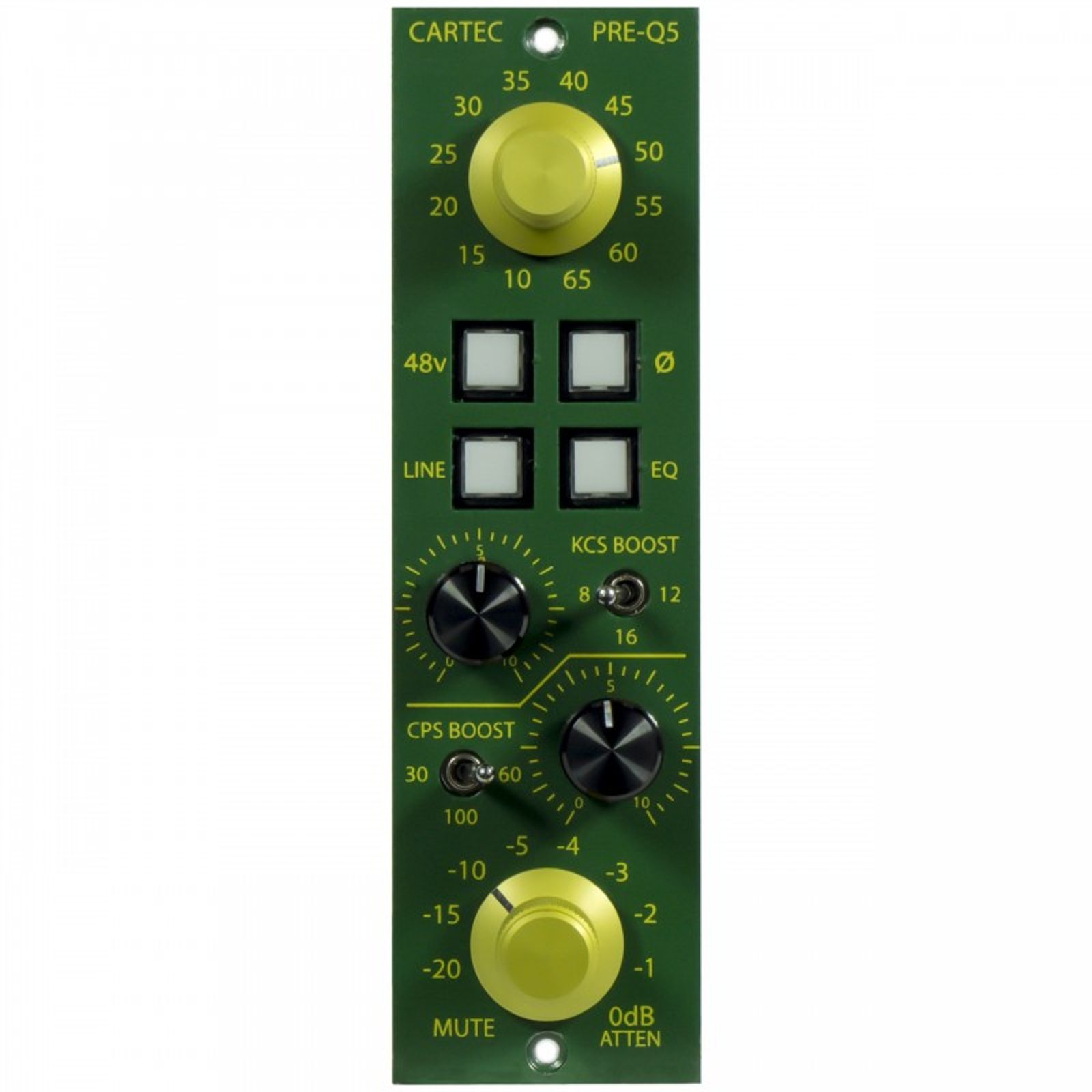 Cartec Audio Pre-Q5 500 Series Mic Preamp Module | Reverb