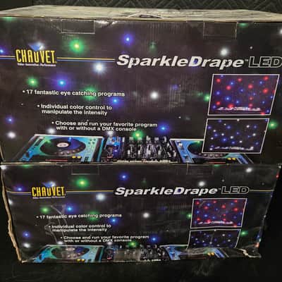 Chauvet SparkleDrape LED 2m x 3m RGB DMX Backdrop Curtain | Reverb