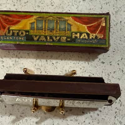 Vintage M. Hohner Auto-Valve Harp "Organ Tone" Harmonica w/ | Reverb