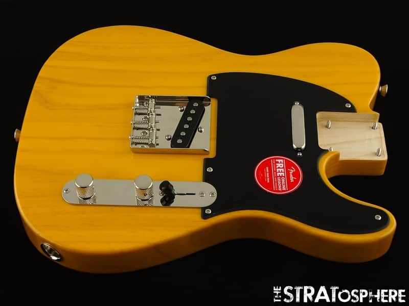 Fender Squier 50s Telecaster Tele LOADED BODY 1950s BTB | Reverb