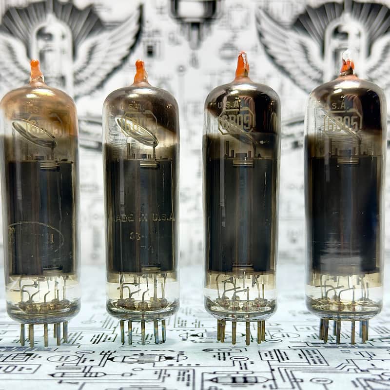 RCA (Baldwin) 6BQ5 / EL84 Matched Power Tubes Set of 4 1963 - | Reverb