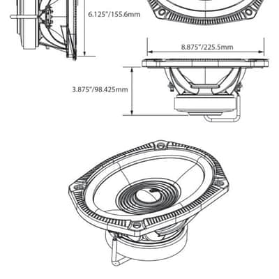 Diamond Audio MS69CX 6X9" Speaker500 Watts 6x9" 2-Way | Reverb