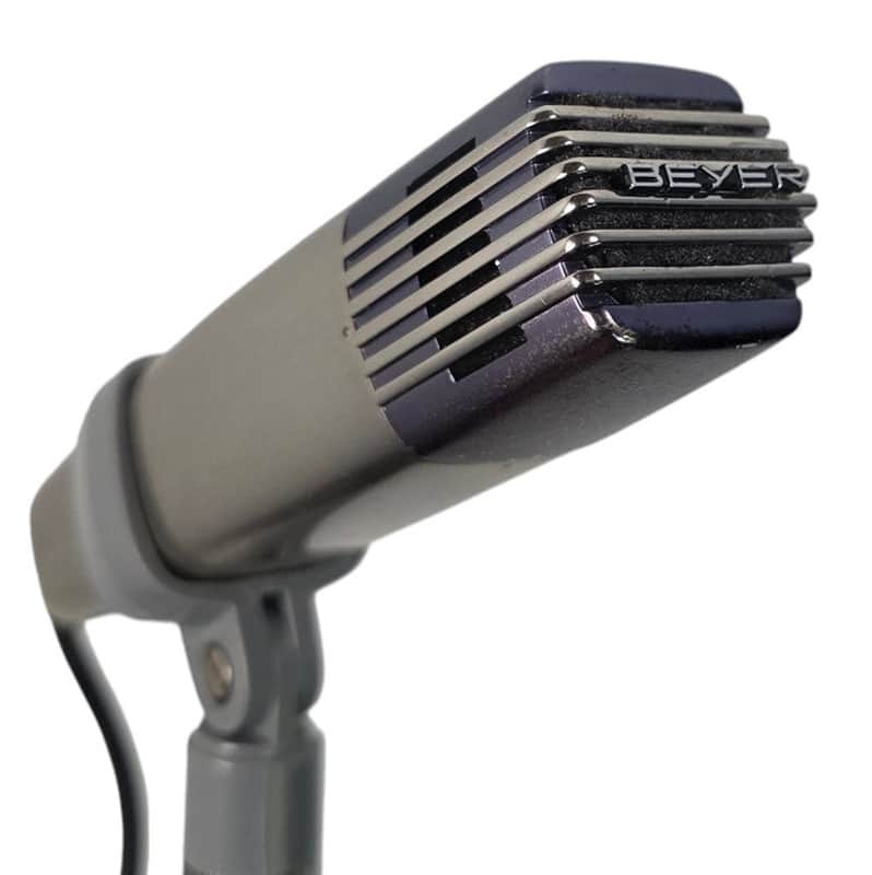 Beyer M81 60's Vintage Dynamic Microphone. Box. Clip. XLR. | Reverb