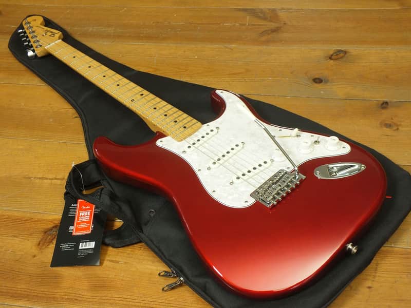 Fender Stratocaster MIM Candy Apple Red MN * David Barfuss | Reverb