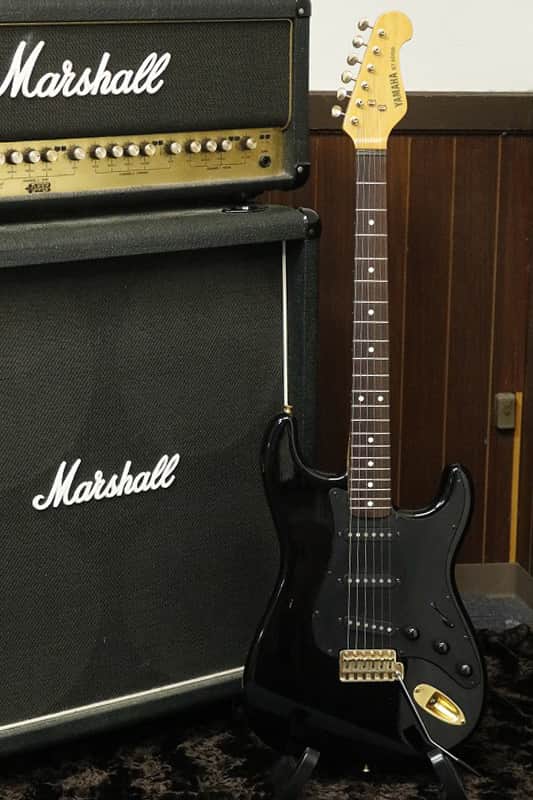 Vintage 1980's made YAMAHA ST400R Stratocaster type Gold | Reverb