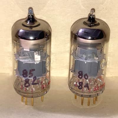 Tesla E88CC 6922 Tubes, Matched Pair, Tested, Czechia, | Reverb