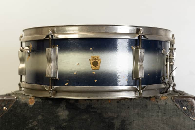 1960s Ludwig 5x14 Blue and Silver Duco Pioneer | Reverb Australia