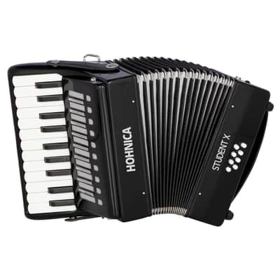 Hohnica by Hohner Student X 22 Key 8 Bass Chromatic Accordion | Reverb