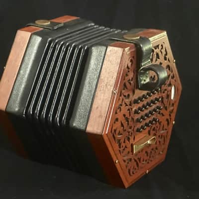 Morse Geordie Baritone English Concertina- Excellent | Reverb