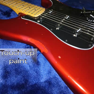 Custom Rebuilt Squier Stratocaster DiMarzio Hot Rail, Brass | Reverb
