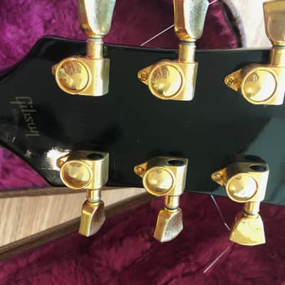 Gibson Custom Shop Les Paul Custom 2007 Black Beauty Gold - | Reverb