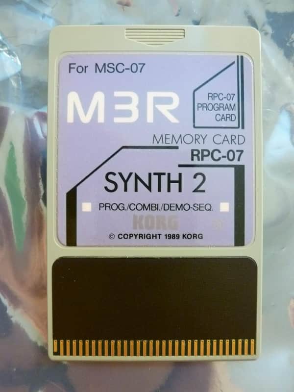 Tested Working RARE Korg RPC-07 SYNTH 2 Program/Combi | Reverb