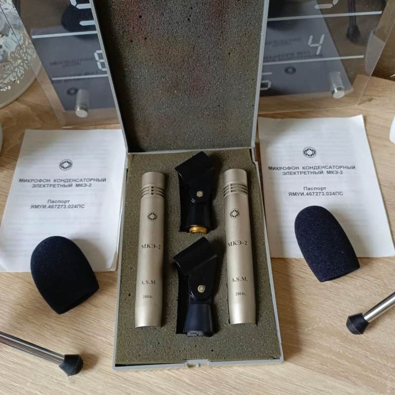 condenser VTG microphone pair Oktava MKE-2 XLR | Reverb