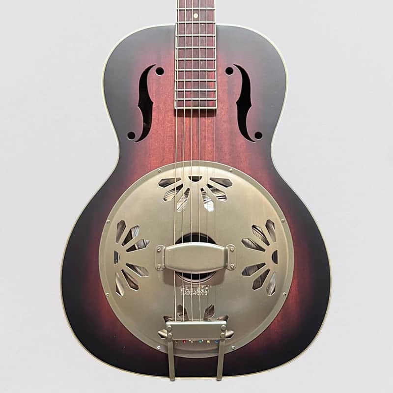 Gretsch G9241 Alligator Biscuit Round-Neck Resonator Acoustic | Reverb