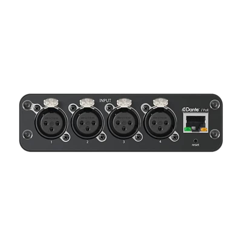 Shure ANI4IN-XLR 4-Input, XLR connectors, Mic/Line Dante | Reverb