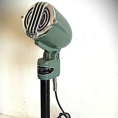 Excellent 1960's Lafayette 99-4512 Crystal Microphone, | Reverb