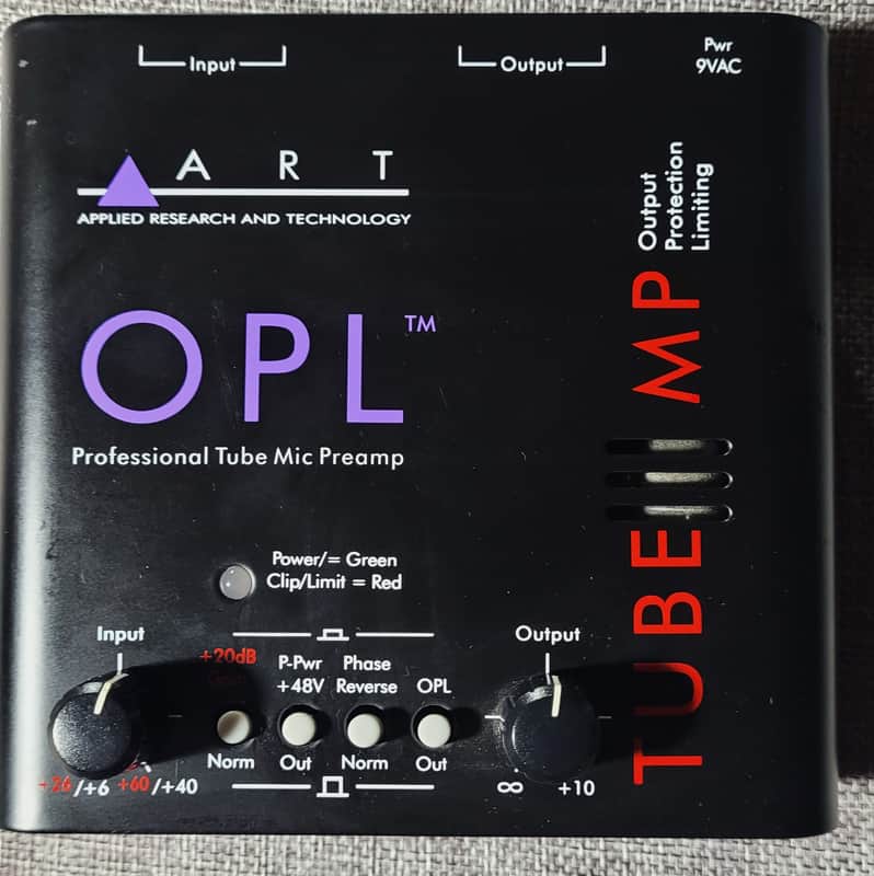 ART (Applied Research & Technology) OPL Tube Mic Preamp | Reverb