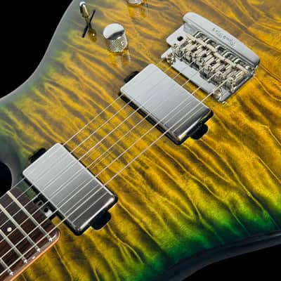 2023 Ernie Ball Music Man Luke IV Quilt Top w Roasted Flamed | Reverb