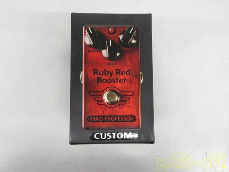 MAD PROFESSOR Ruby Red Booster Fac Custom Effect Pedal | Reverb
