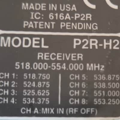 Shure P2R-H2 Wireless Receiver | Reverb