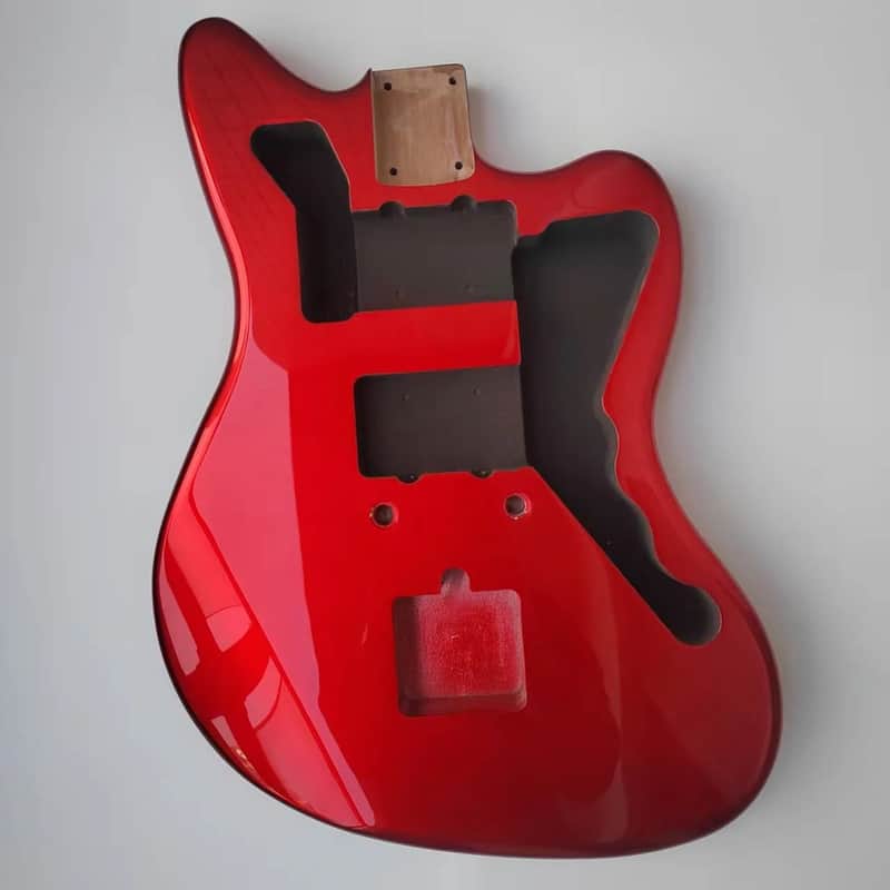 Metallic Red Guitar Jazzmaster Style Alder Wood | Reverb Australia