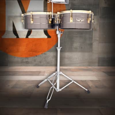 Latin Percussion M257-BNG Matador 14"/15" Timbales - Brushed | Reverb