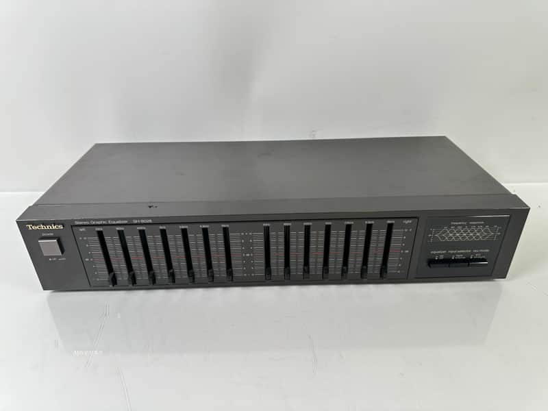 Technics SH-8028 Stereo Graphic Equalizer 7 Band 2 Channel | Reverb