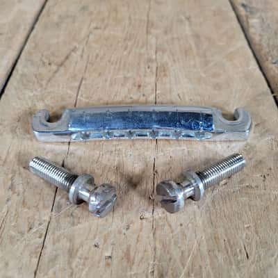 Gibson Stop Bar Tailpiece and Studs Lightweight 1960s - | Reverb