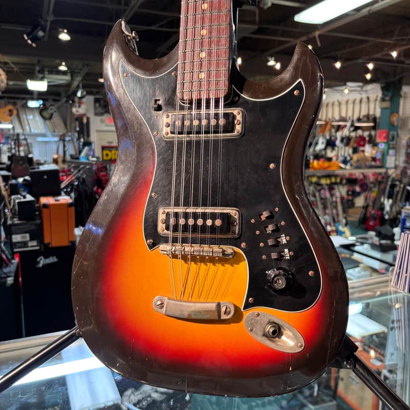 Hagstrom 12 string electric 1960's - Sunburst | Reverb