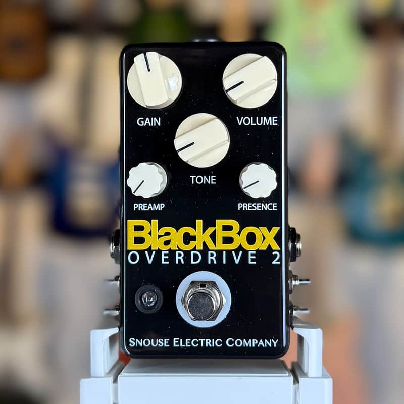 Snouse Electric Co. BlackBox Overdrive 2 Stage Pro Mod - Mint | Reverb