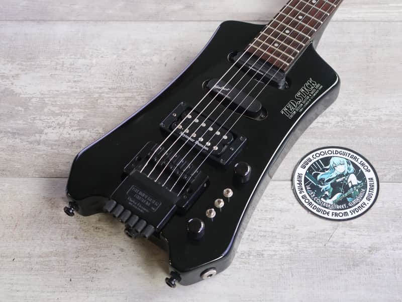 2000 Ted Stick Custom Design Headless Guitar (Black) | Reverb Canada